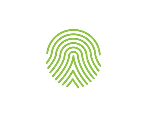 Fingerprint Illustration Vector Template Scan Thumbprint Icon Vector Scan Thumbprint Icon Png