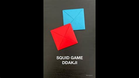 How To Make Squid Game Ddakji Using Origami Menko Envelope Traditional Shorts In 2025 Squid