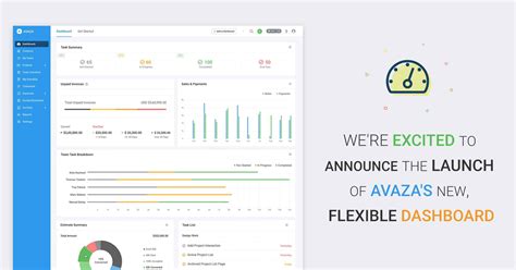 avaza s new drag drop dashboard