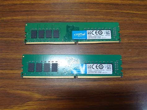 Crucial Ddr4 2400 16gb 8gb X 2 Desktop Ram Computers And Tech Parts And Accessories Computer
