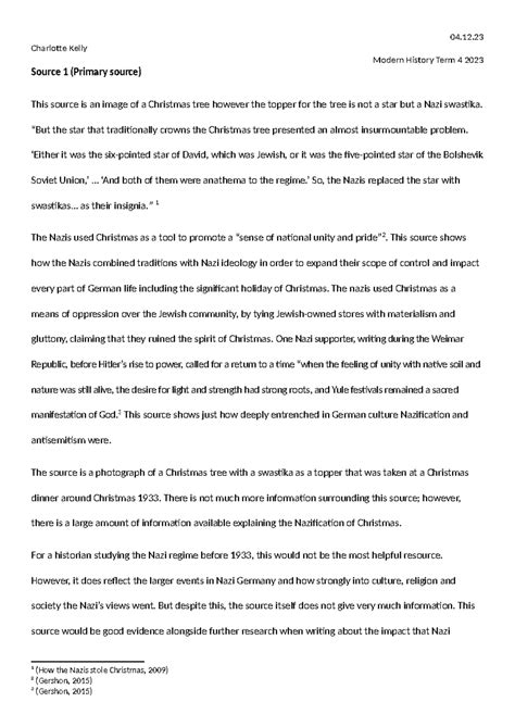 Power And Authority In The Modern World Source Anaylsis Charlotte