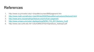 BigData PageRank Algorithm With Scala And Spark PPT