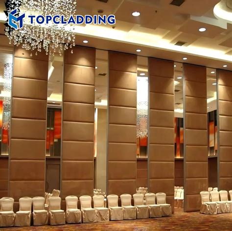 Semi Automatic Soundproof Foldable Modular Sliding Movable Glass Partition Operable Wall Price