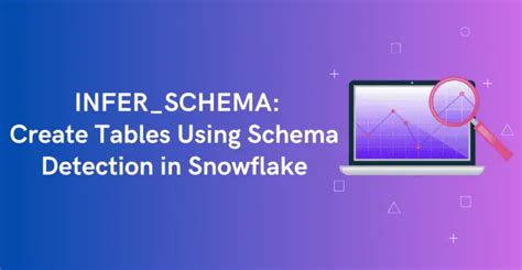 Snowflake Inferschema Create Tables Using Schema Detection Thinketl