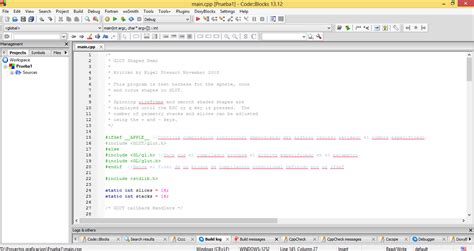 Graficación Codeblocks
