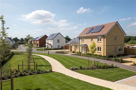 New Build Development Estate In The Uk Stock Illustration Illustration Of