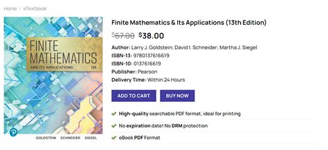 Pdf Finite Mathematics And Its Applications 13th Edition Pearson