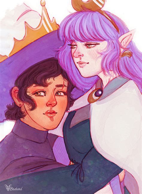 Artstation The Owl House Amity X Luz Fan Art