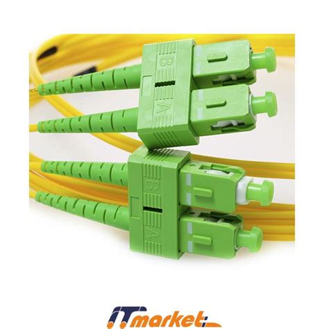 Fiberoptik SC APC SC APC SM DX 10m Kabel IT Market LTD MMC Onlayn Mağaza