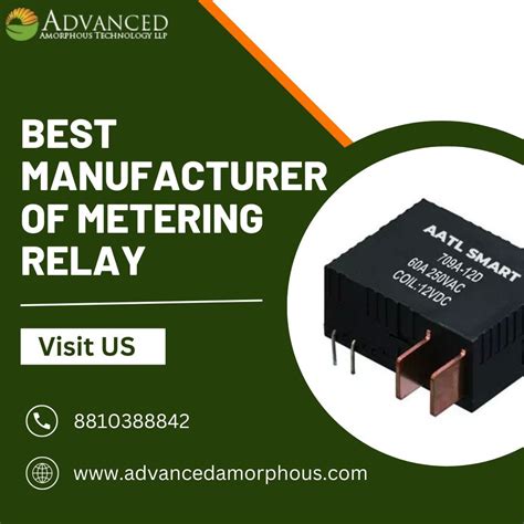 Best Manufacturer Of Smart Meter Relays Advanced Amorphous Medium