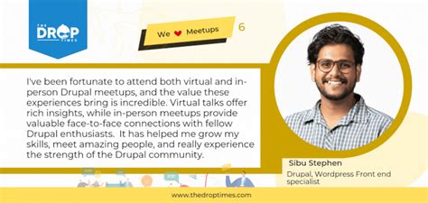 the drop times on linkedin drupal meetup mymeetup communitysupport