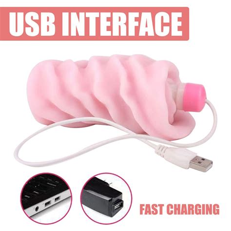 Pocket Pussy Masturbator Usb Heating Bar For Men Male Sex Toys Vagina