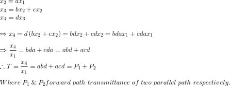 Signal Flow Graph Of Control System Electrical4U