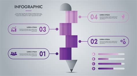 Infographic Template For Presentations And Features Data Visualization Includes A Process Chart