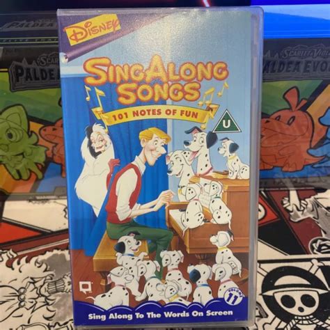 Disney Vhs Sing Along Songs Notes Of Fun Picclick Uk