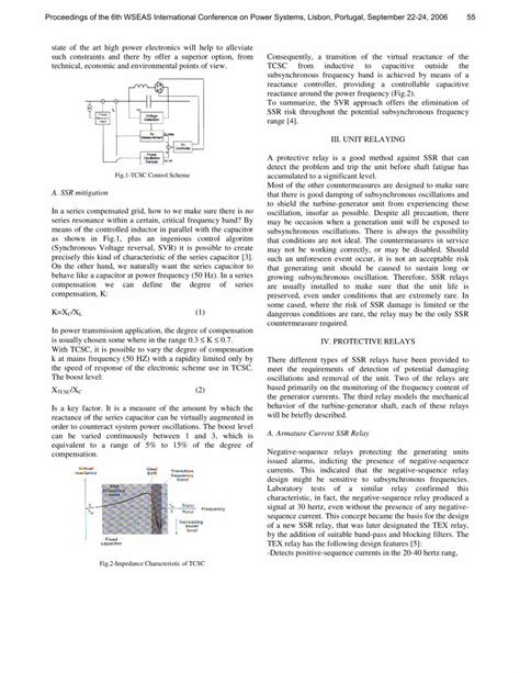 Pdf Design Of Subsynchronous Resonance Protection Of Subsynchronous Resonance Protection And