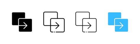 Premium Vector Icon Integration Button Different Styles Square Within