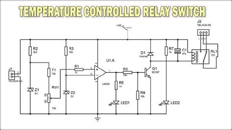 How To Make Temperature Controlled Relay Switch Tronicspro