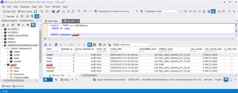 Amazon Rds Configuring A Connection To A Sql Server Instance