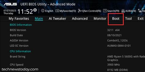 Changing Boot Order On ASUS BIOS A Step By Step Guide