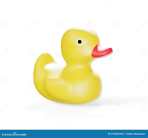 Seaman Rubber Duck 3d Rendering Isolated On White Background Stock Illustration Illustration