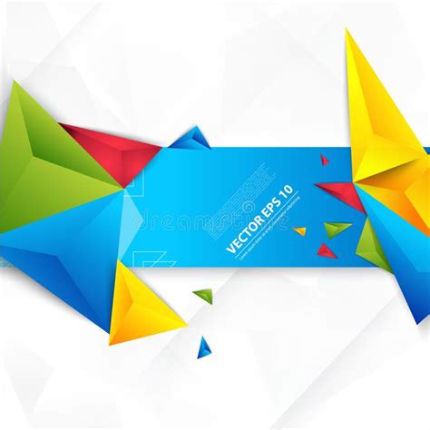 Vector Color Background Abstract Polygon Triangle Stock Vector Illustration Of Abstract Blue