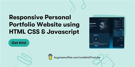 Responsive Personal Portfolio Website Using Html Css And Javascript