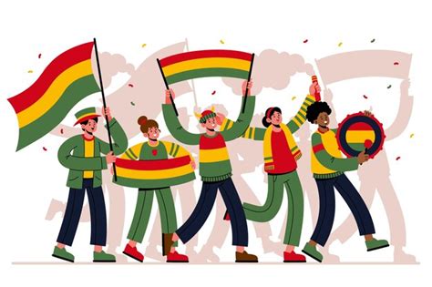 손으로 그린 축구 팬 그림 무료 벡터