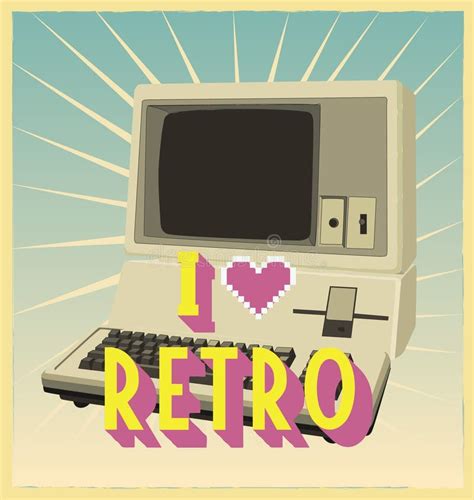 Classic Computer Stock Vector Illustration Of Office 66540862