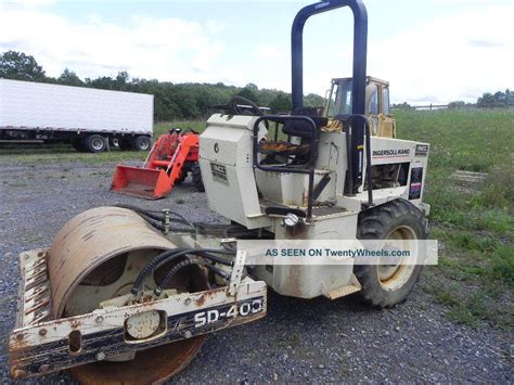 Ingersoll Rand Sd40d Riding Compactor With Shell Kit