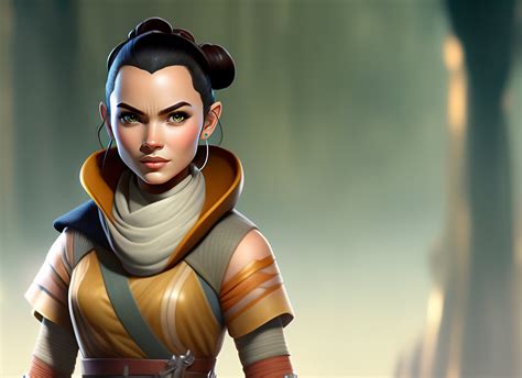 Lexica Rey Skywalker Pixar Animation Disney Character Design Sketch