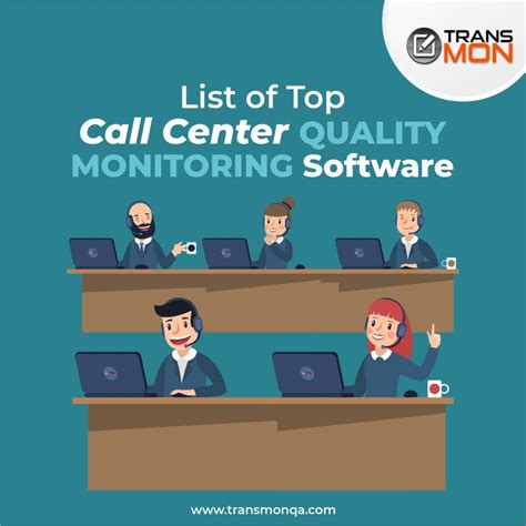 list of top call center quality monitoring software transmonqa