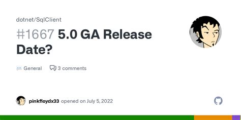 50 Ga Release Date · Discussion 1667 · Dotnetsqlclient · Github
