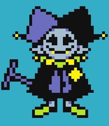 Perler Jevil Pixel Art Undertale Fanart Undertale