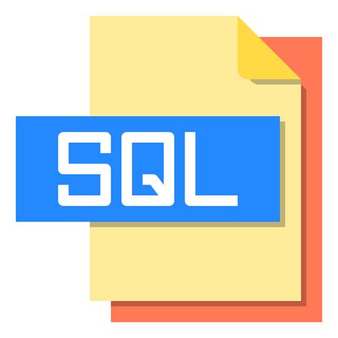 Computer Document Extension File File Type Sql Icon