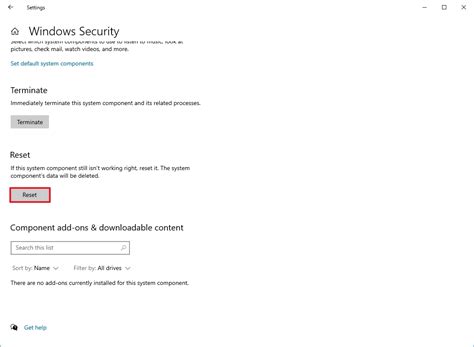 How To Reset The Windows Security App To Fix Problems On Windows And Windows Central