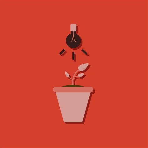플랫 아이콘 디자인 컬렉션 식물과 빛 벡터 Eps Ai Uidownload