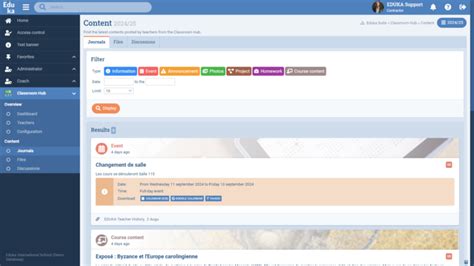 Classroom Hub Module Eduka Software