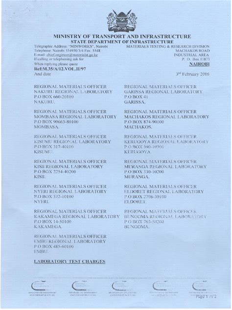 Current Mtrd Test Charges Pdf