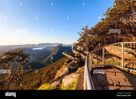 Stunning Sunrise Panorama From Boroka Lookout Towards Halls Gap