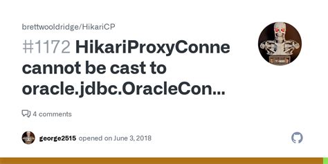 hikariproxyconnection cannot be cast to oracle jdbc oracleconnection when mapping timestamptz
