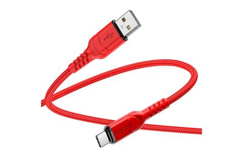 Кабель Usb Usb Type C Hoco X59 2a черный 2м в оплетке с усилением сгиба купить оптом в