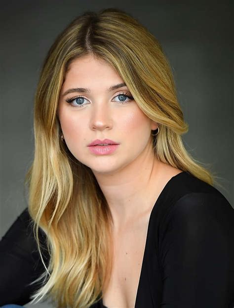 Download Blonde Woman Portrait Black Top Wallpaper