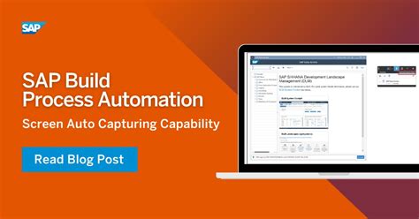 Jan Musil On Linkedin Sap Build Process Automation Screen Auto Capturing Capability In Recorder