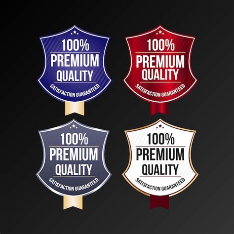 Premium Vector Free Vector Pack Of Four Premium Stickers