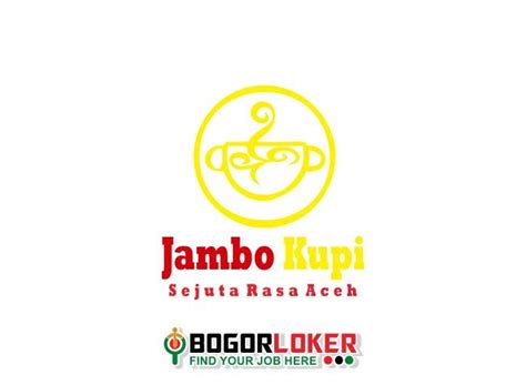 Waiter And Barista Jambo Kupi Bogorloker