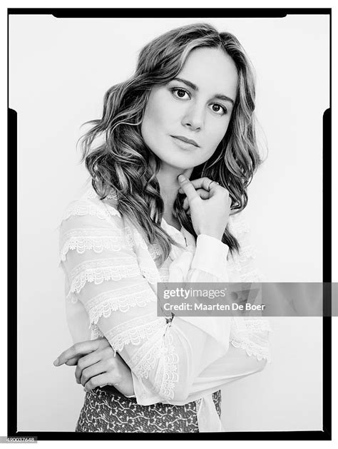 Brie Larson Of Room Poses For A Portrait During The 2015 Toronto