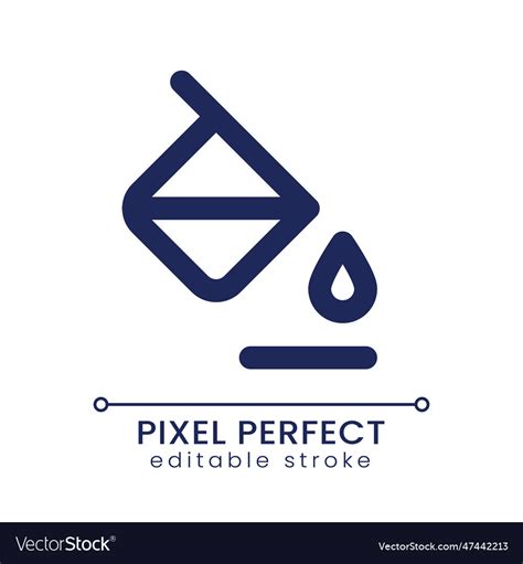 Background Color Pixel Perfect Linear Ui Icon Vector Image