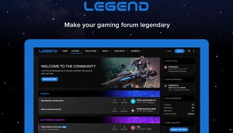Xenforo 2 Legend 2 1 5 0 0 XenForo 2 Game Style Onforum Net Web