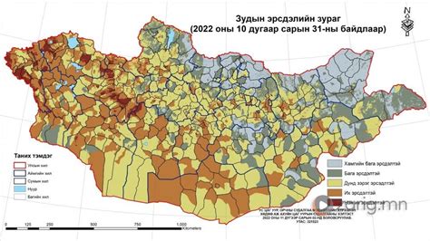 Нийт нутгийн 30 орчим хувьд их 40 хувьд нь дунд зэрэг эрсдэлтэй байна